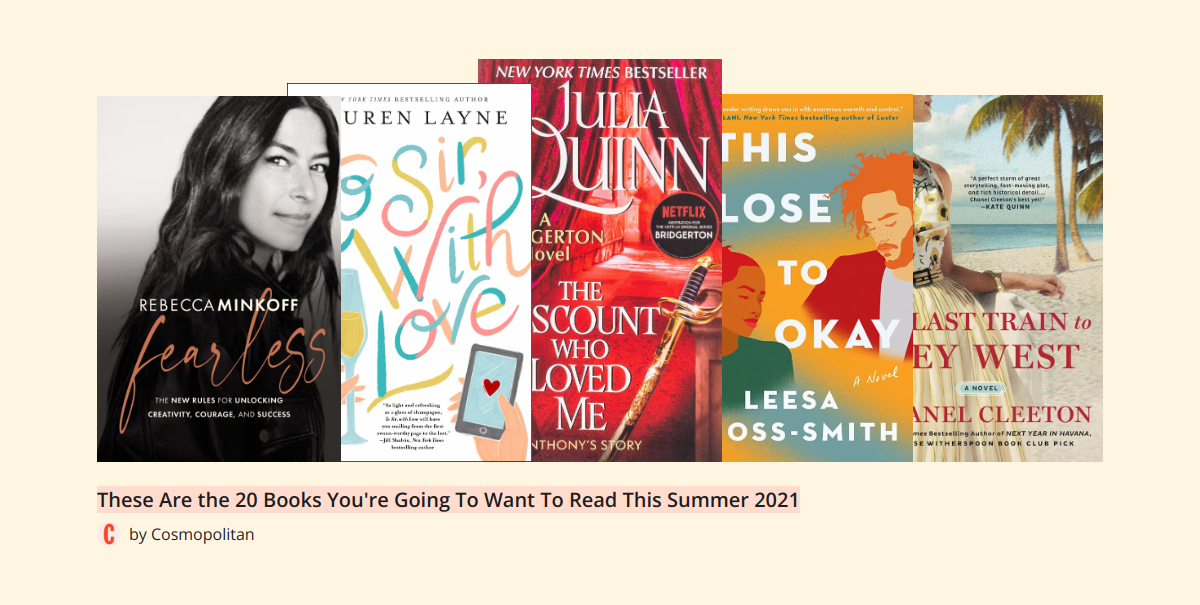 These Are the 20 Books You're Going To Want To Read This Summer 2021 | Booklisti