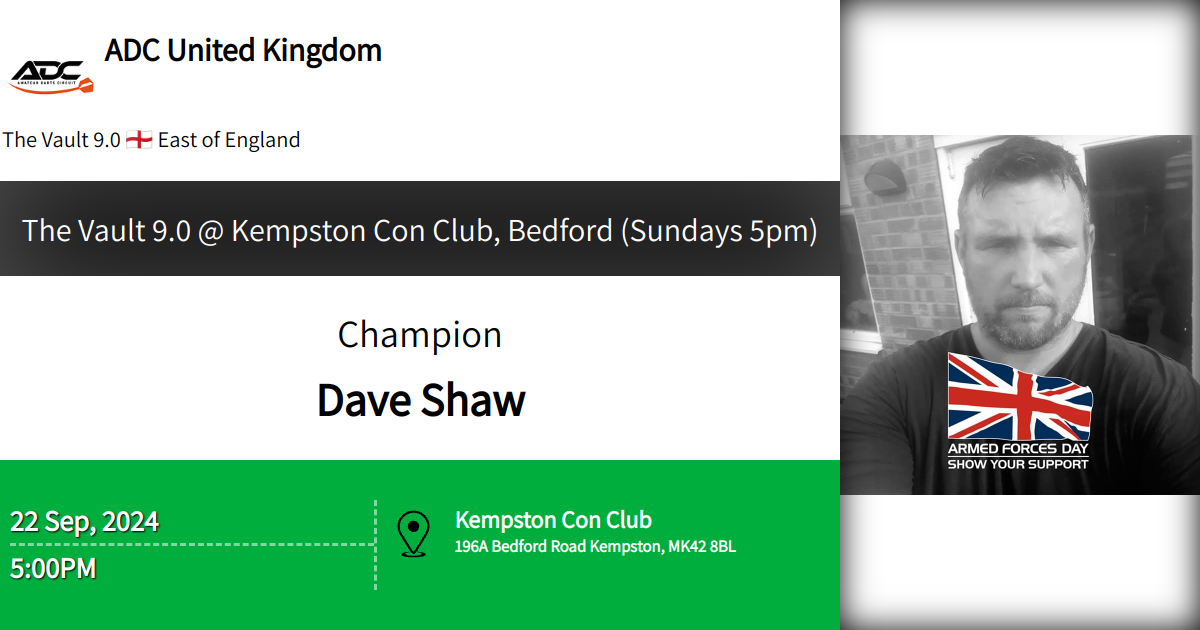 The Vault 9.0 @ Kempston Con Club, Bedford (Sundays 5pm)