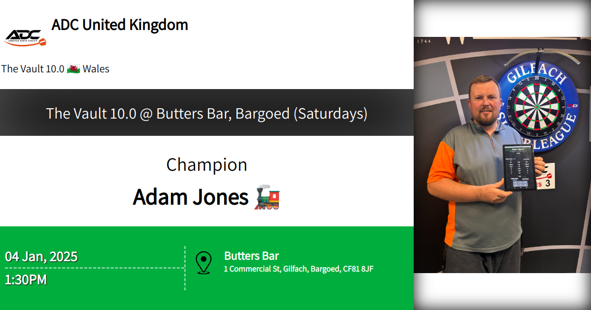 The Vault 10.0 @ Butters Bar, Bargoed (Saturdays)