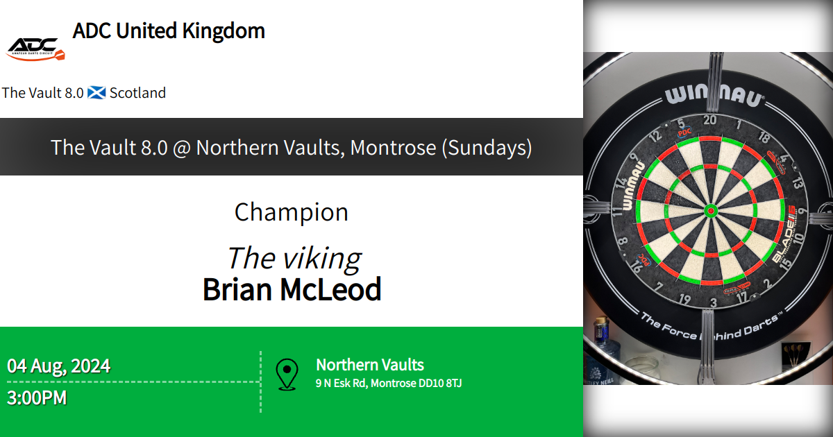 The Vault 8.0 @ Northern Vaults, Montrose (Sundays)