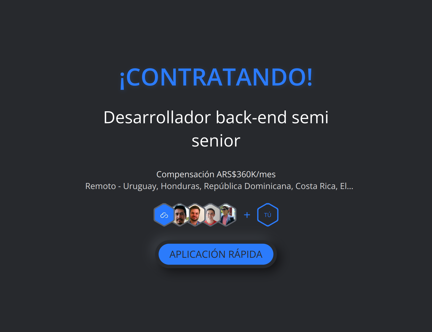 Desarrollador back-end semi senior en Janis | Torre Desarrollador back-end semi senior en Janis | Torre