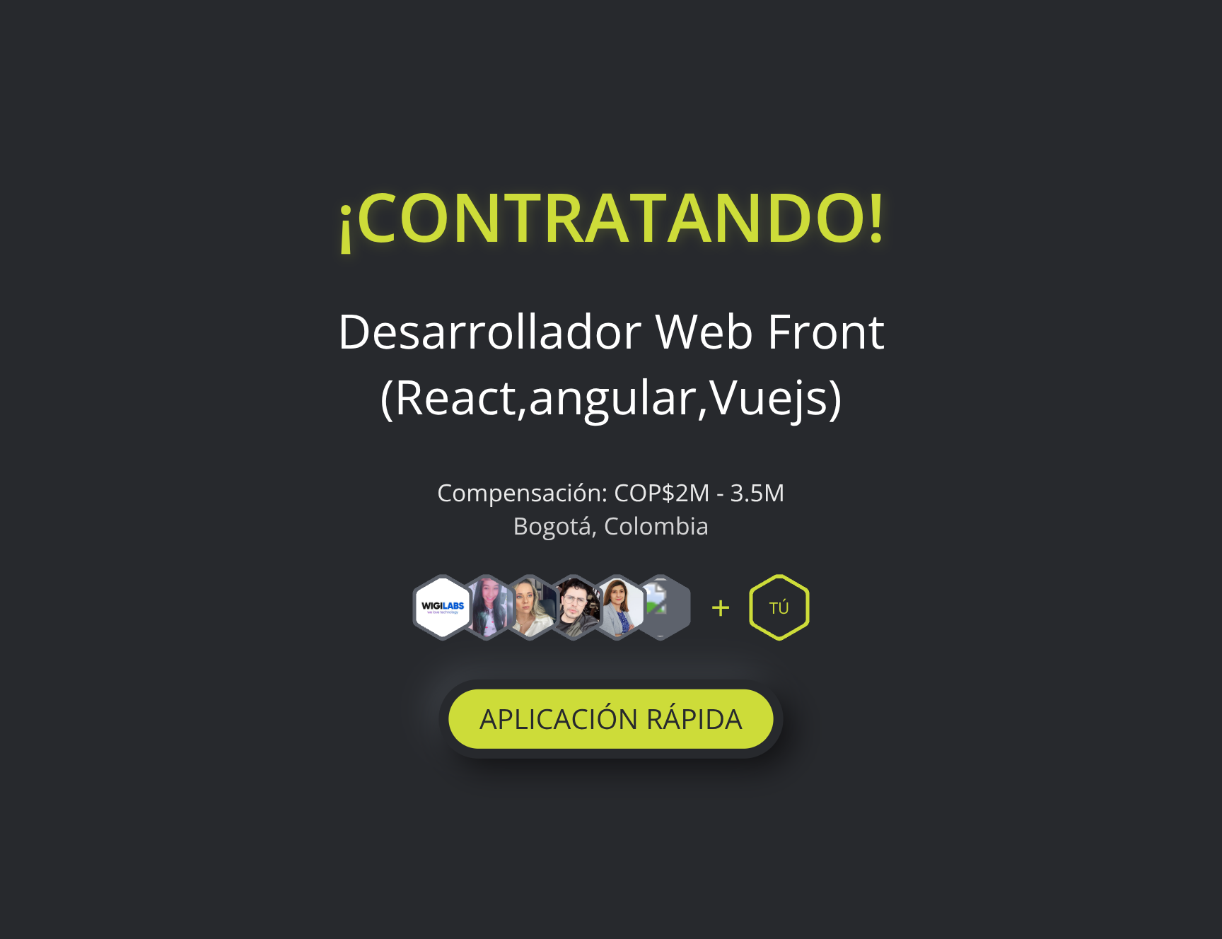 Desarrollador Web Front (React,angular,Vuejs) | Torre