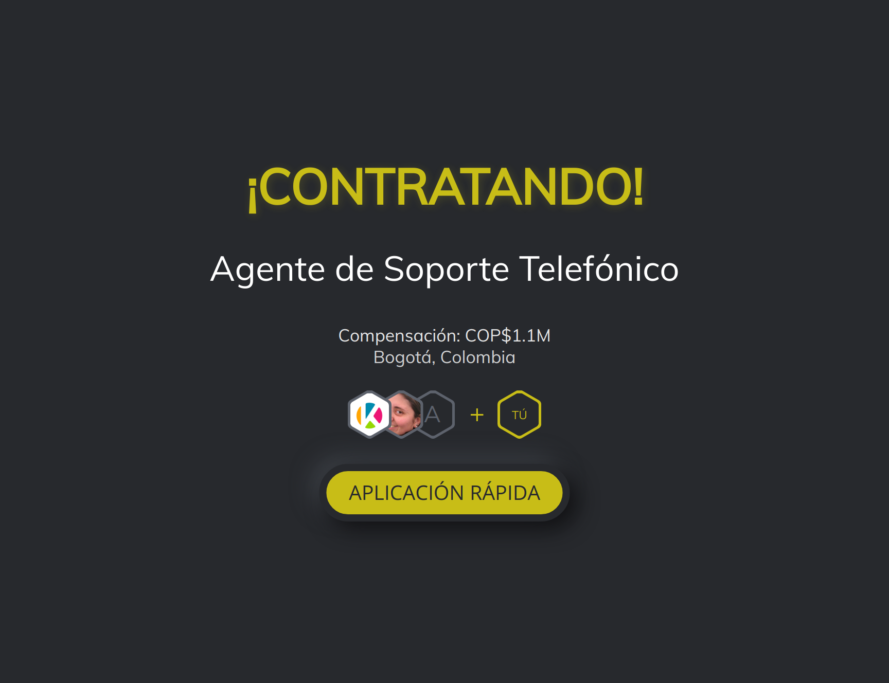 Agente de Soporte Telefónico en Kibernum SAS | Torre