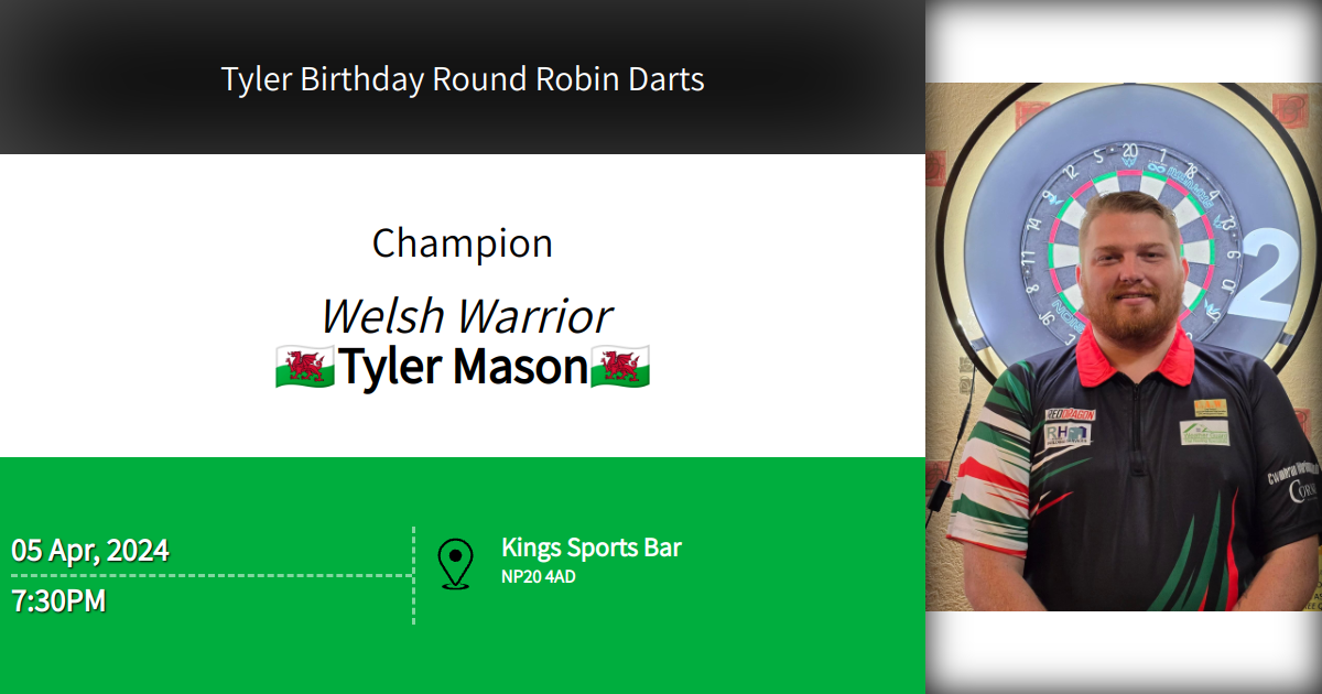 Tyler Birthday Round Robin Darts