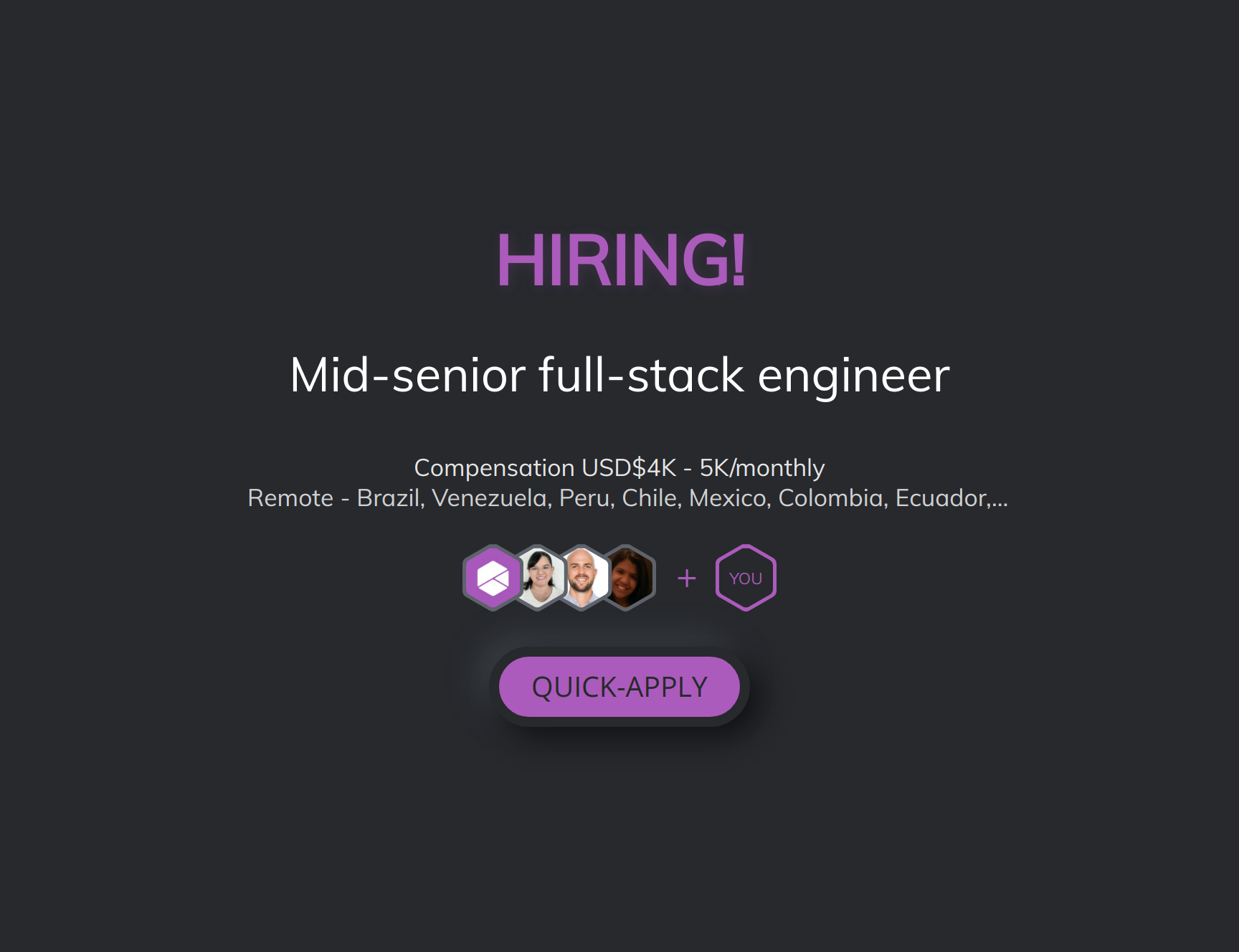 Mid-senior full-stack engineer at Zipdev | Torre Mid-senior full-stack engineer at Zipdev | Torre