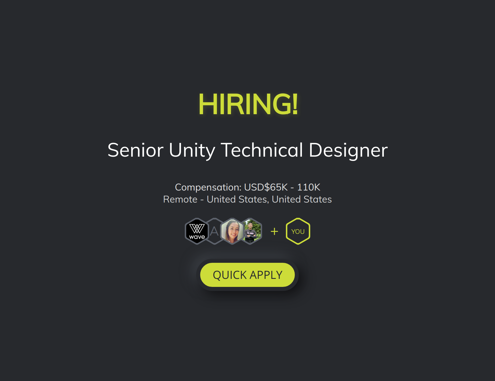 Senior Unity Technical Designer at Wave XR | Torre Senior Unity Technical Designer at Wave XR | Torre