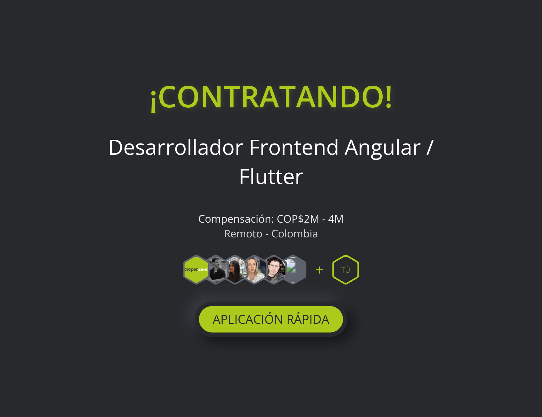 Desarrollador Frontend Angular / Flutter en Croper | Torre