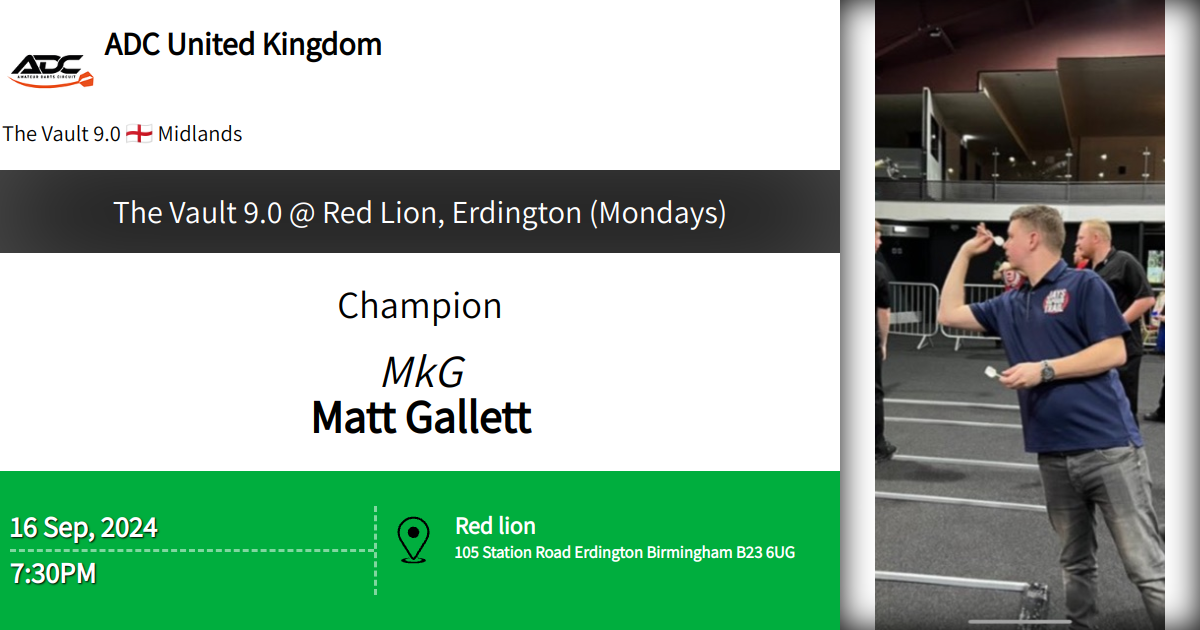 The Vault 9.0 @ Red Lion, Erdington (Mondays)