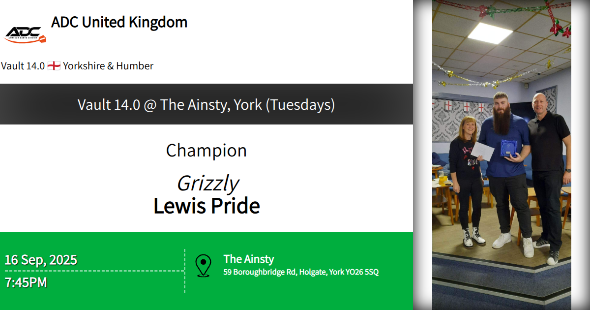 Vault 14.0 @ The Ainsty, York (Tuesdays)