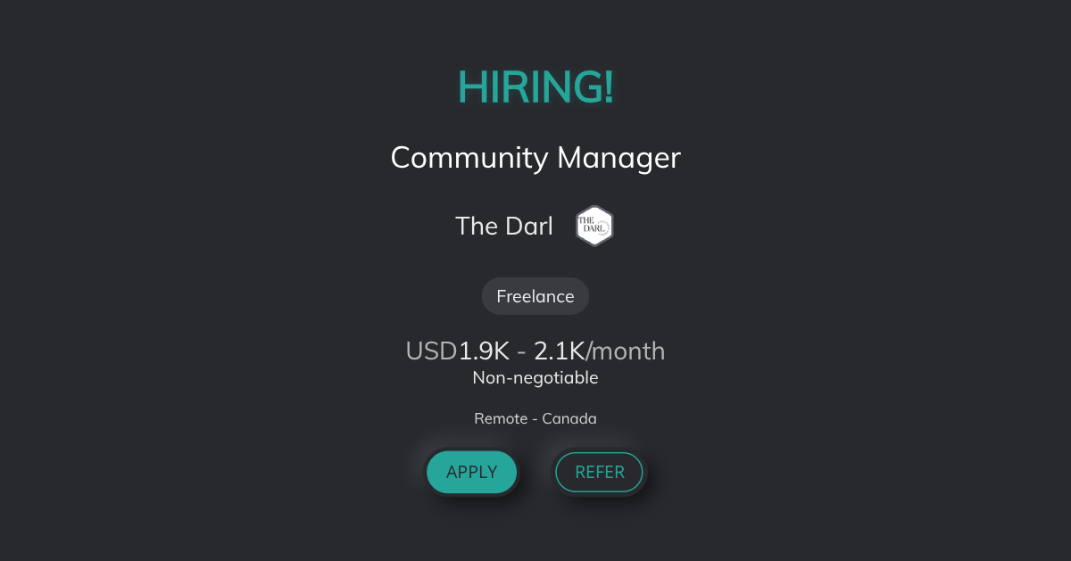Community Manager at The Darl | Torre