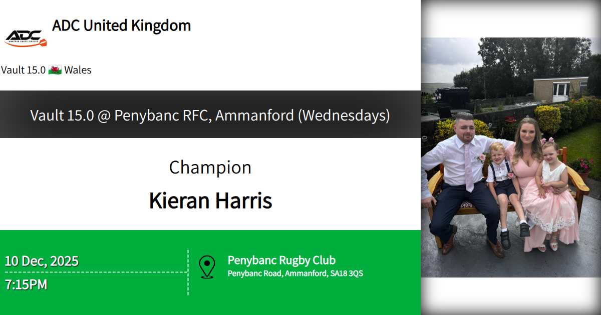 Vault 15.0 @ Penybanc RFC, Ammanford (Wednesdays)