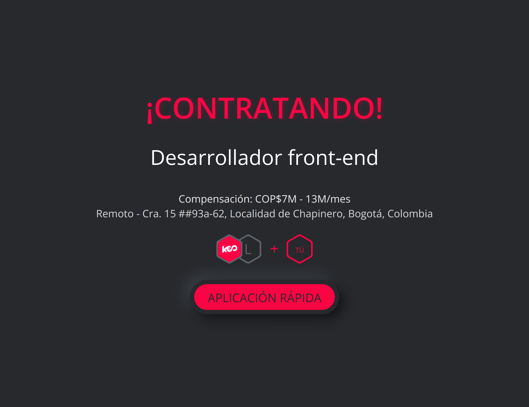 Desarrollador front-end en KeoWorld | Torre Desarrollador front-end en KeoWorld | Torre