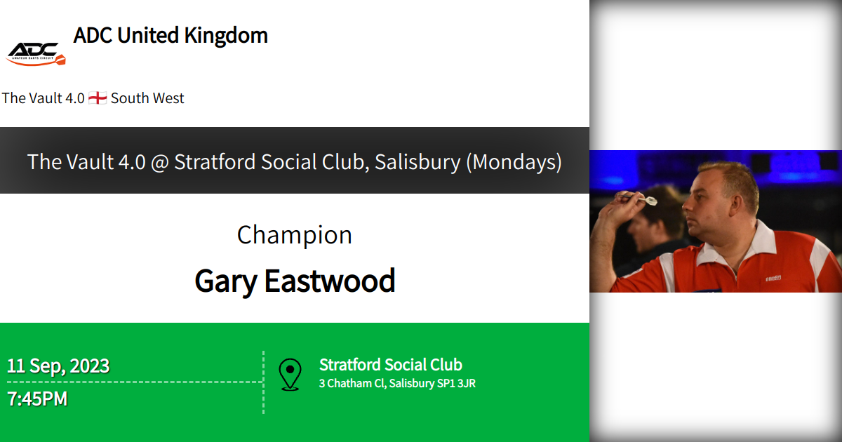 The Vault 4.0 @ Stratford Social Club, Salisbury (Mondays)