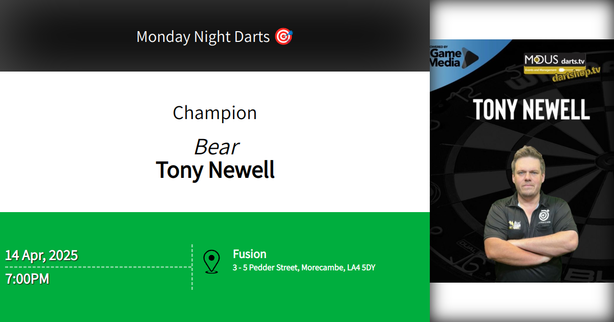 Monday Night Darts 🎯