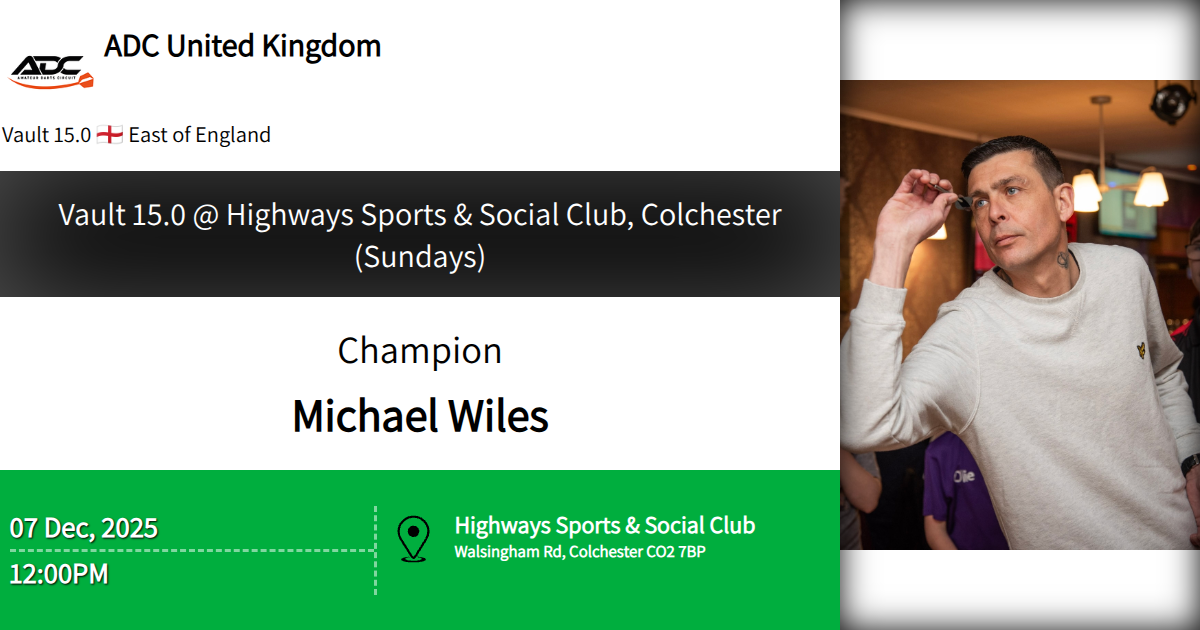 Vault 15.0 @ Highways Sports & Social Club, Colchester (Sundays)