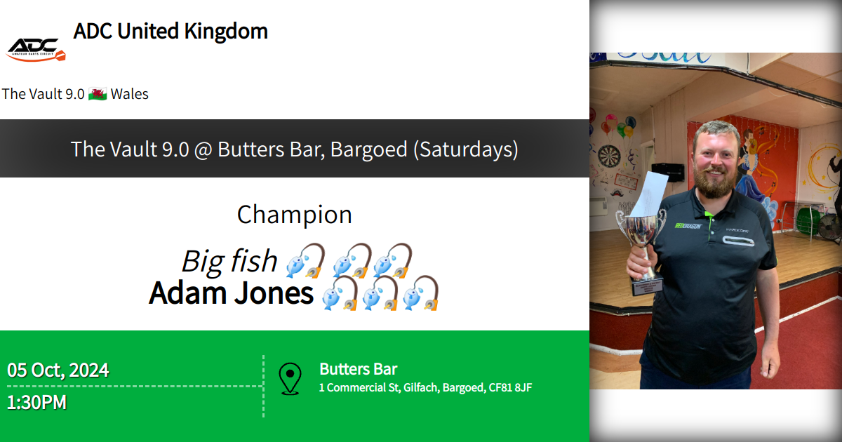The Vault 9.0 @ Butters Bar, Bargoed (Saturdays)
