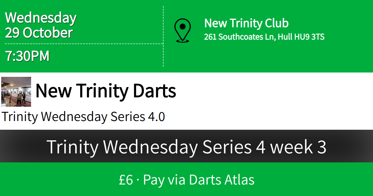 Trinity Wednesday Series 4 week 3