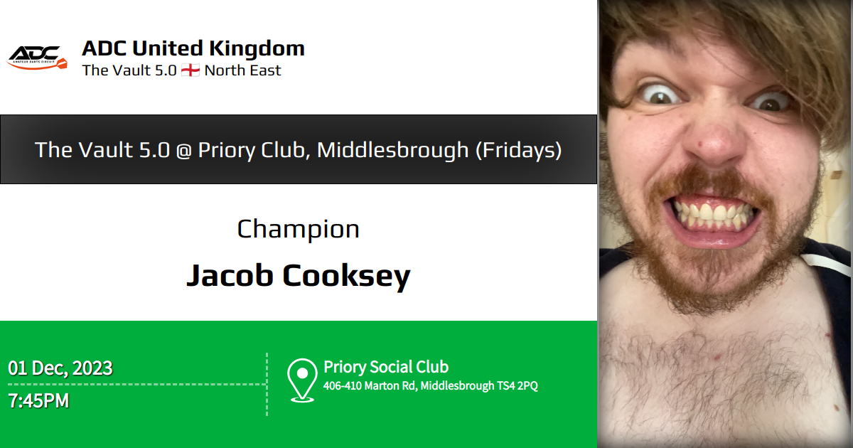 The Vault 5.0 @ Priory Club, Middlesbrough (Fridays)