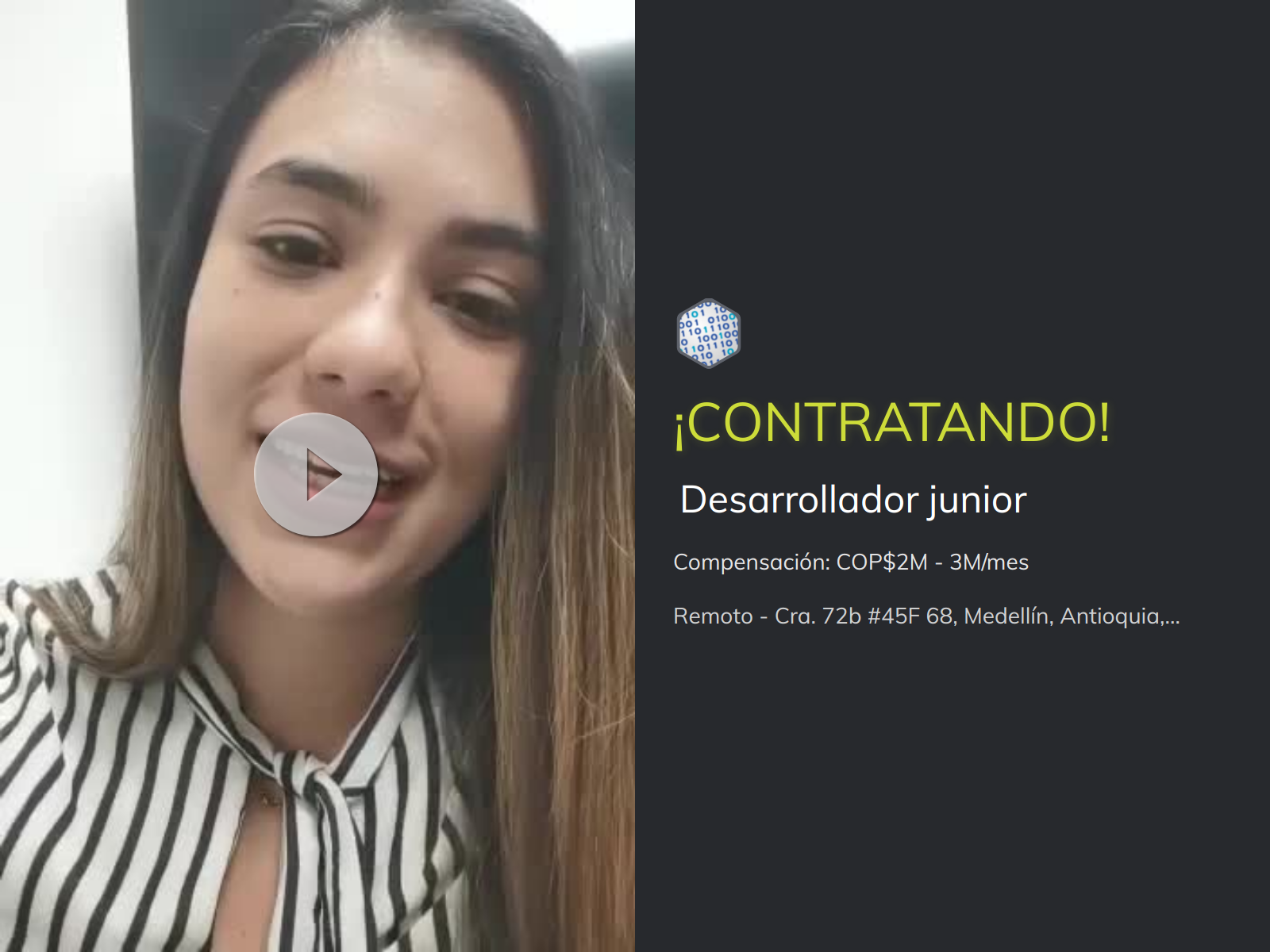 Desarrollador junior en Interfaces y Soluciones SAS | Torre Desarrollador junior en Interfaces y Soluciones SAS | Torre