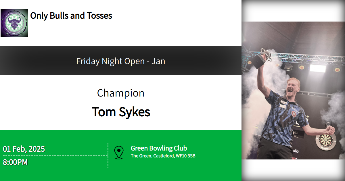 Friday Night Open - Jan