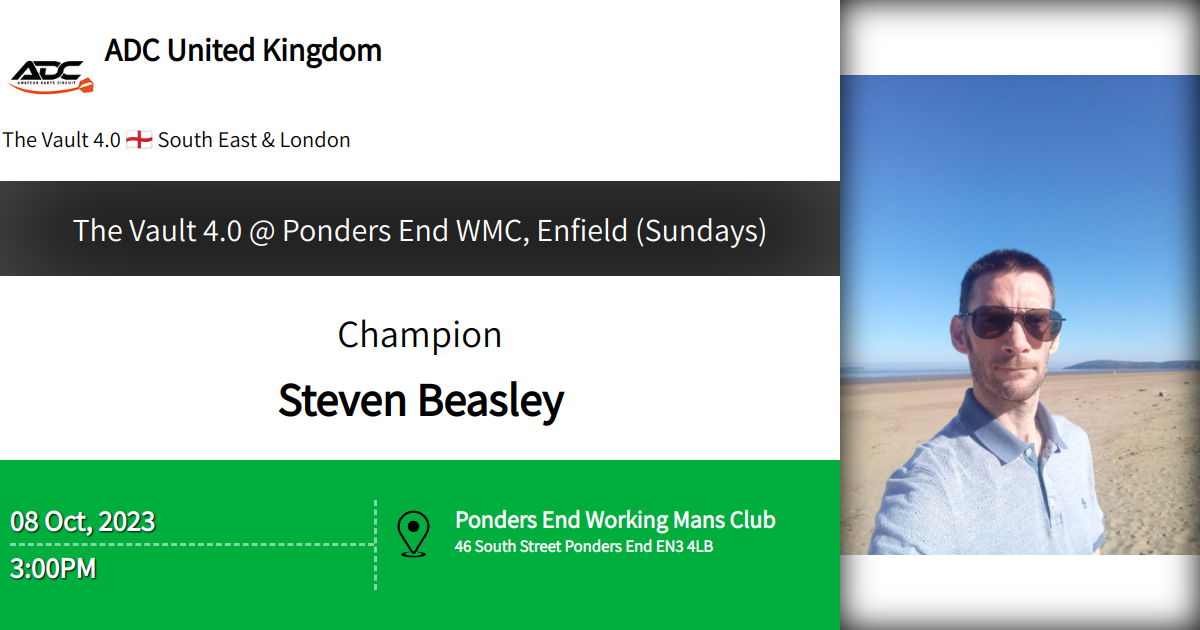 The Vault 4.0 @ Ponders End WMC, Enfield (Sundays)