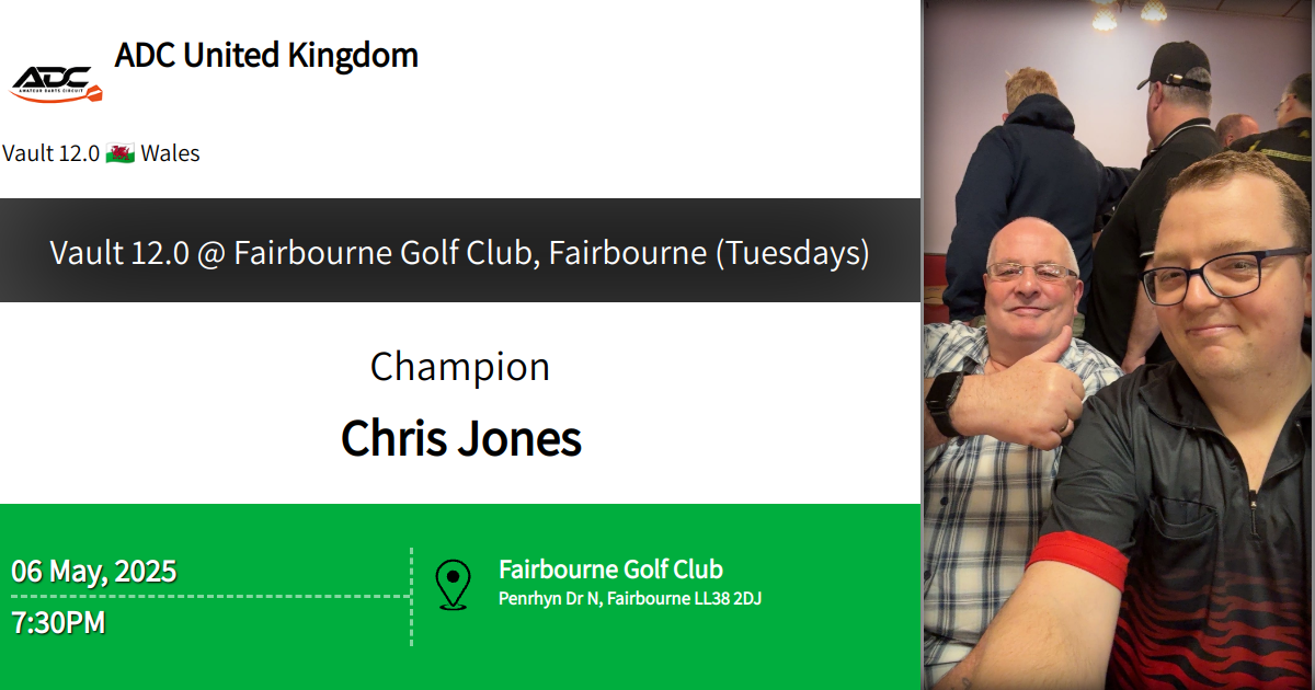 Vault 12.0 @ Fairbourne Golf Club, Fairbourne (Tuesdays)