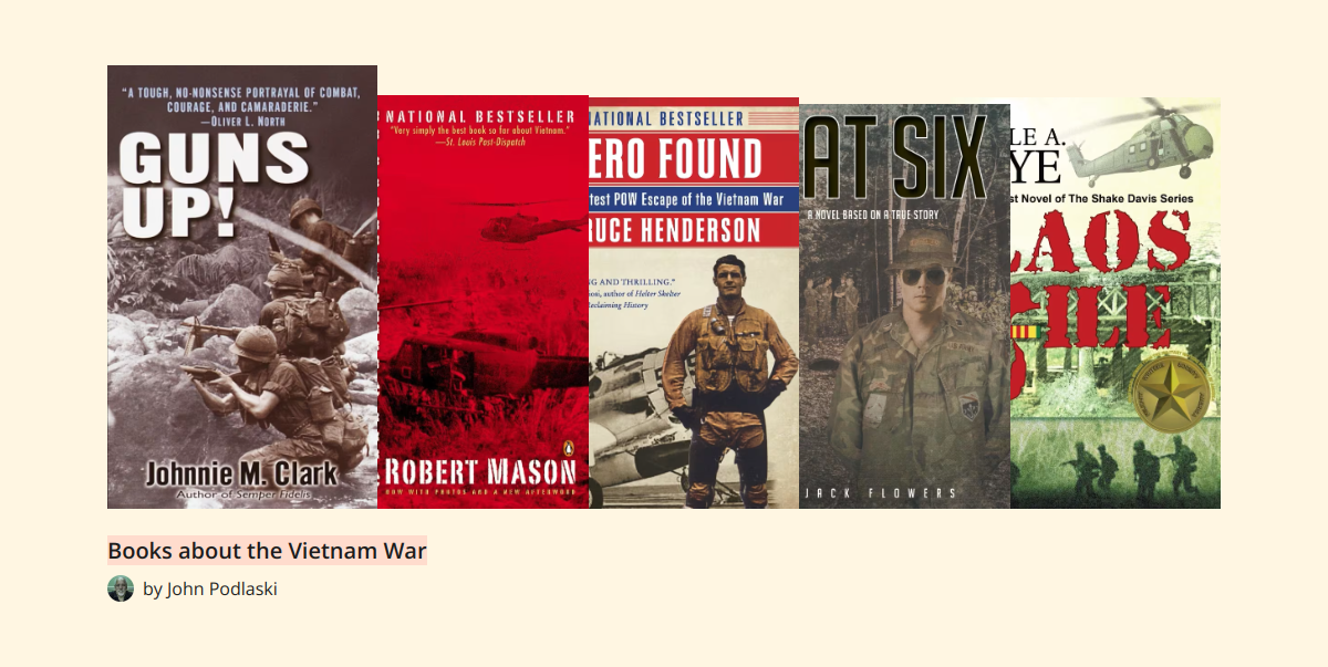 Books about the Vietnam War | Booklisti