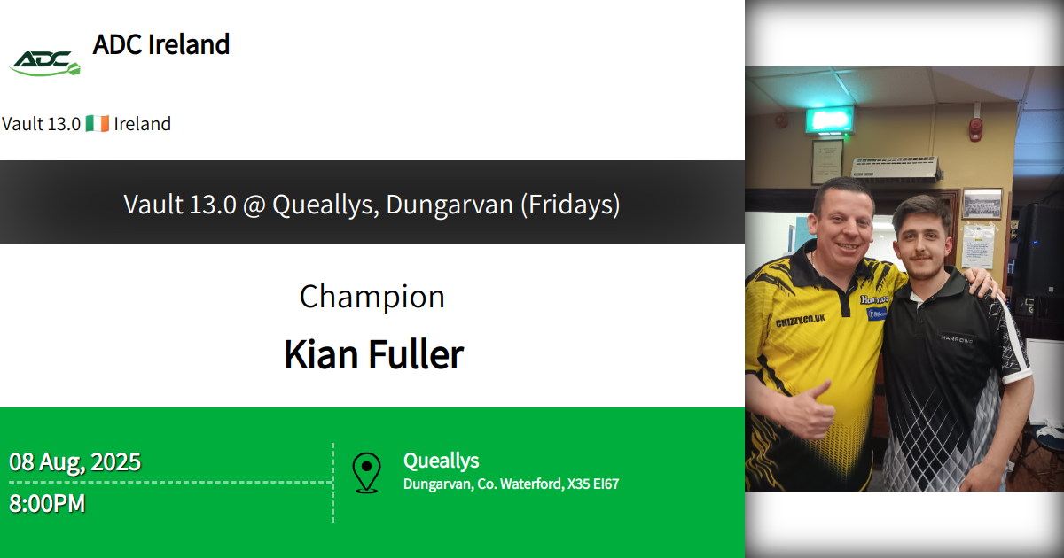 Vault 13.0 @ Queallys, Dungarvan (Fridays)