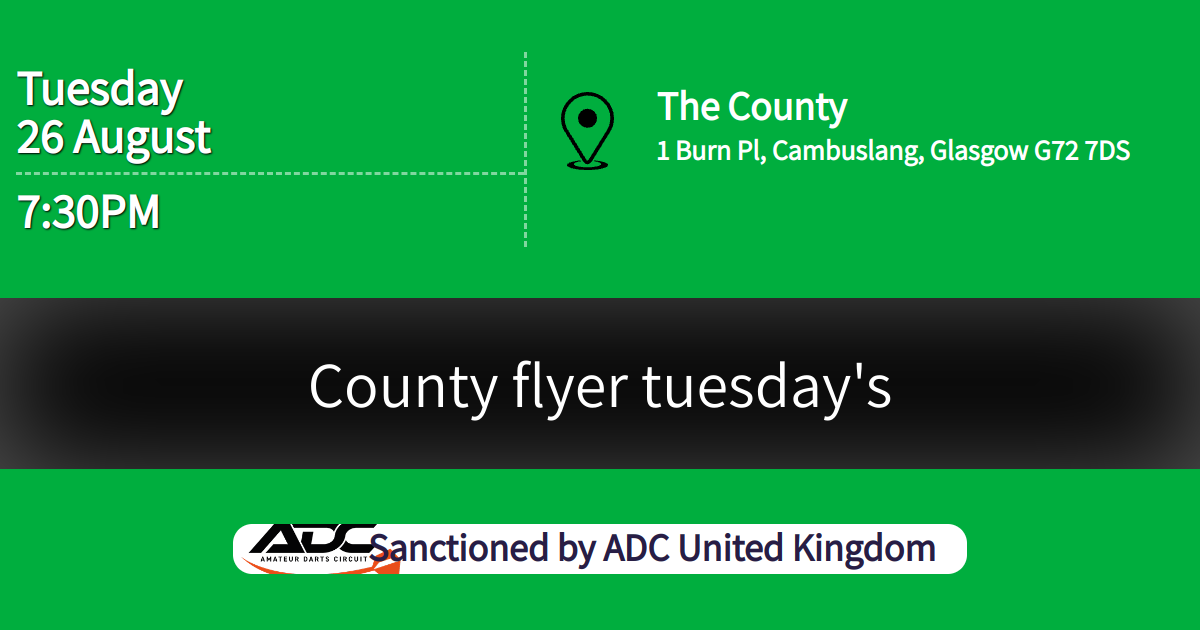 County flyer tuesday's