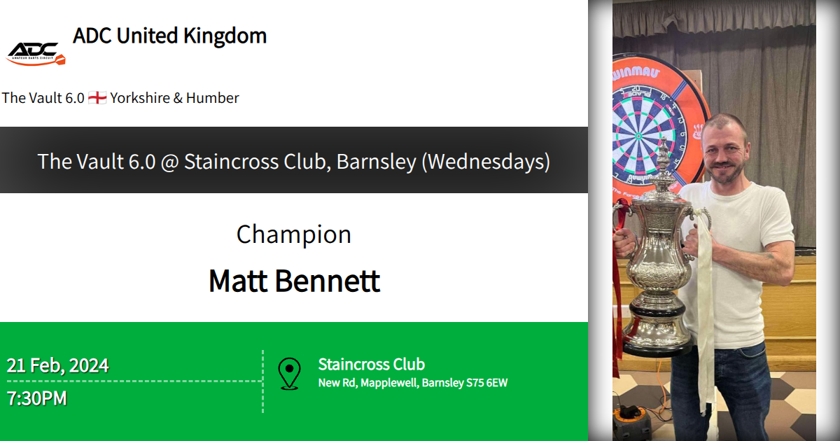 The Vault 6.0 @ Staincross Club, Barnsley (Wednesdays)