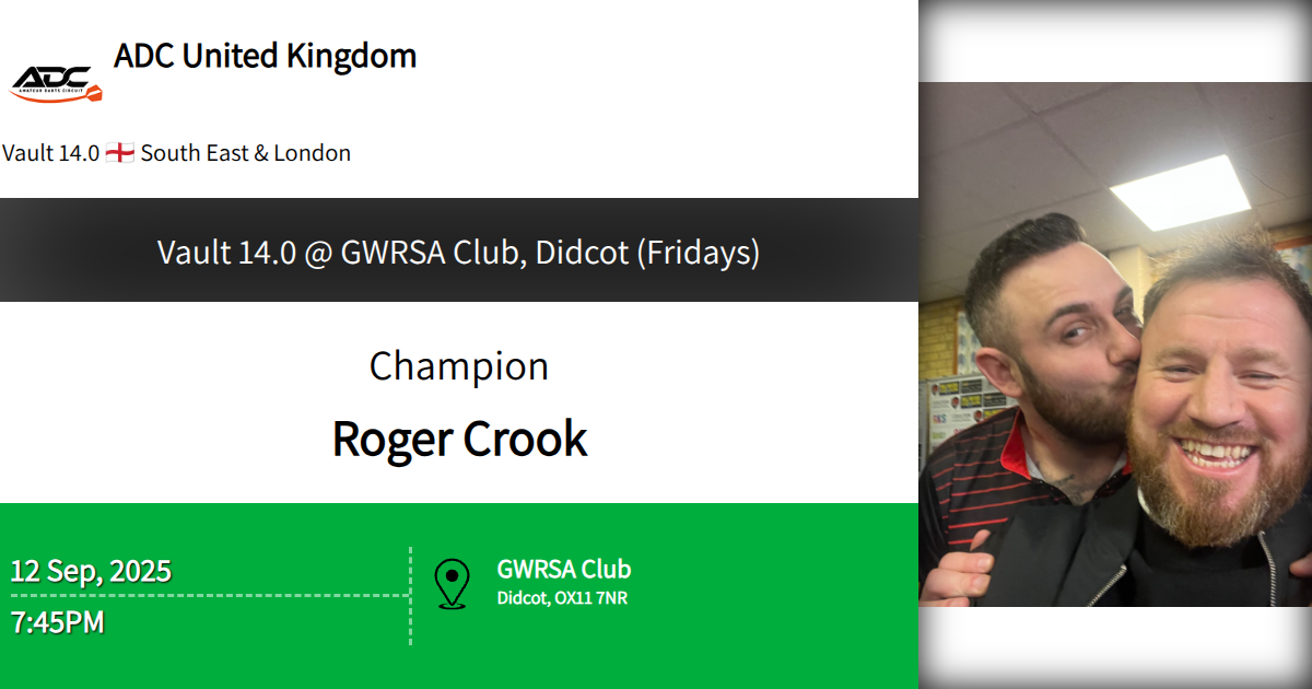 Vault 14.0 @ GWRSA Club, Didcot (Fridays)