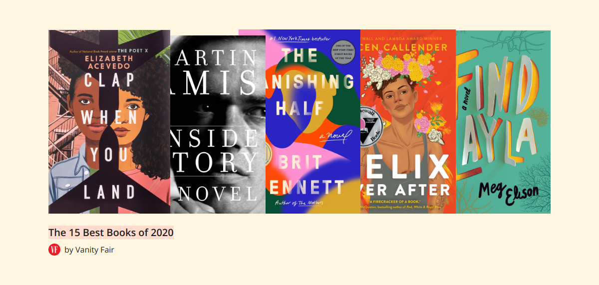 The 15 Best Books of 2020 | Booklisti