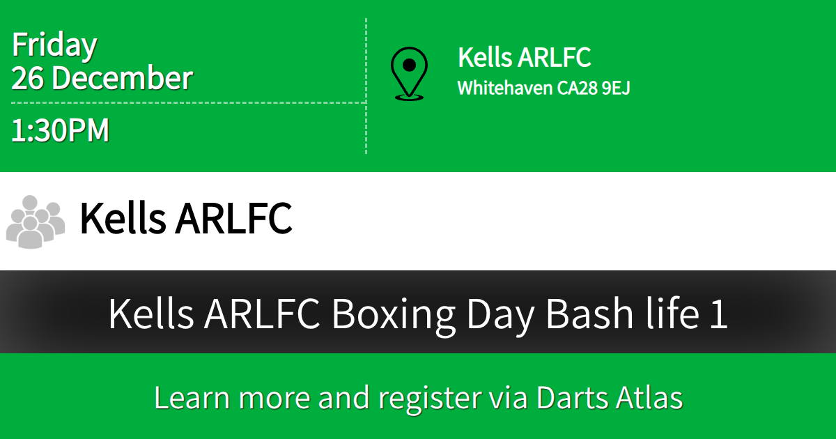 Kells ARLFC Boxing Day Bash life 1