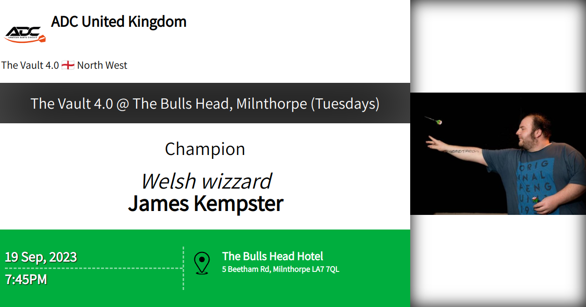 The Vault 4.0 @ The Bulls Head, Milnthorpe (Tuesdays)