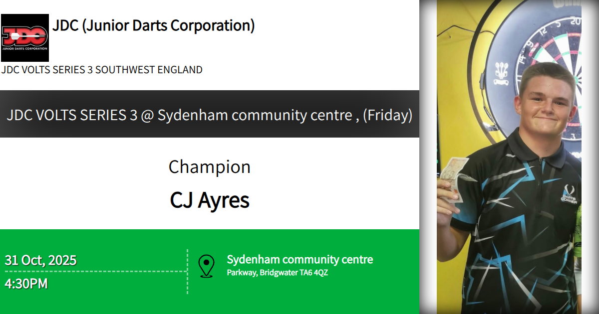 JDC VOLTS SERIES 3 @ Sydenham community centre , (Friday)