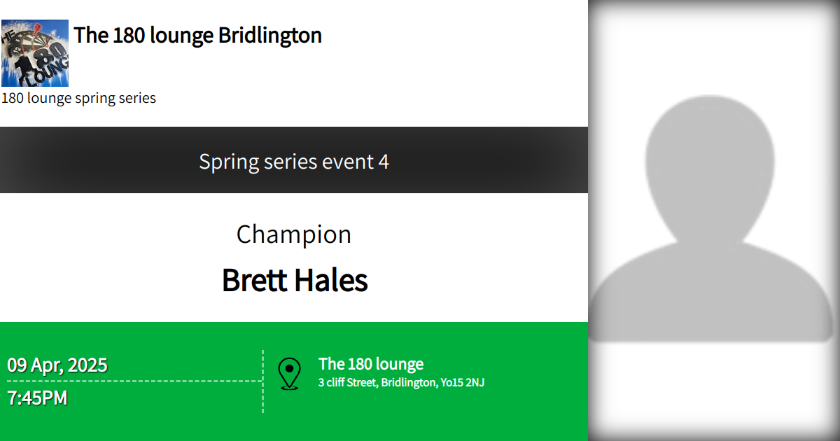 Spring series event 4