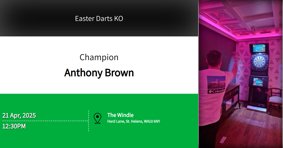 Easter Darts KO