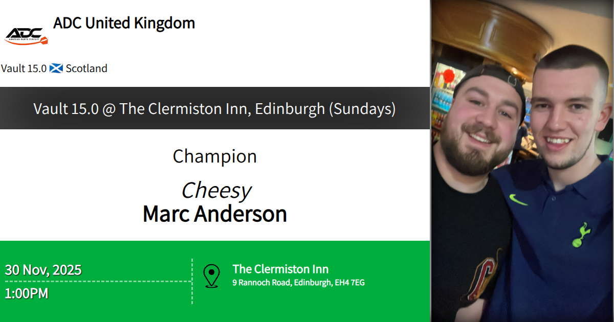 Vault 15.0 @ The Clermiston Inn, Edinburgh (Sundays)