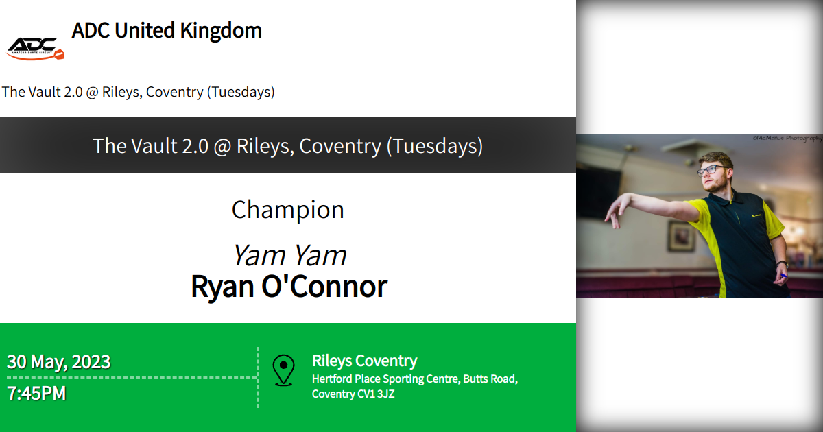 The Vault 2.0 @ Rileys, Coventry (Tuesdays)