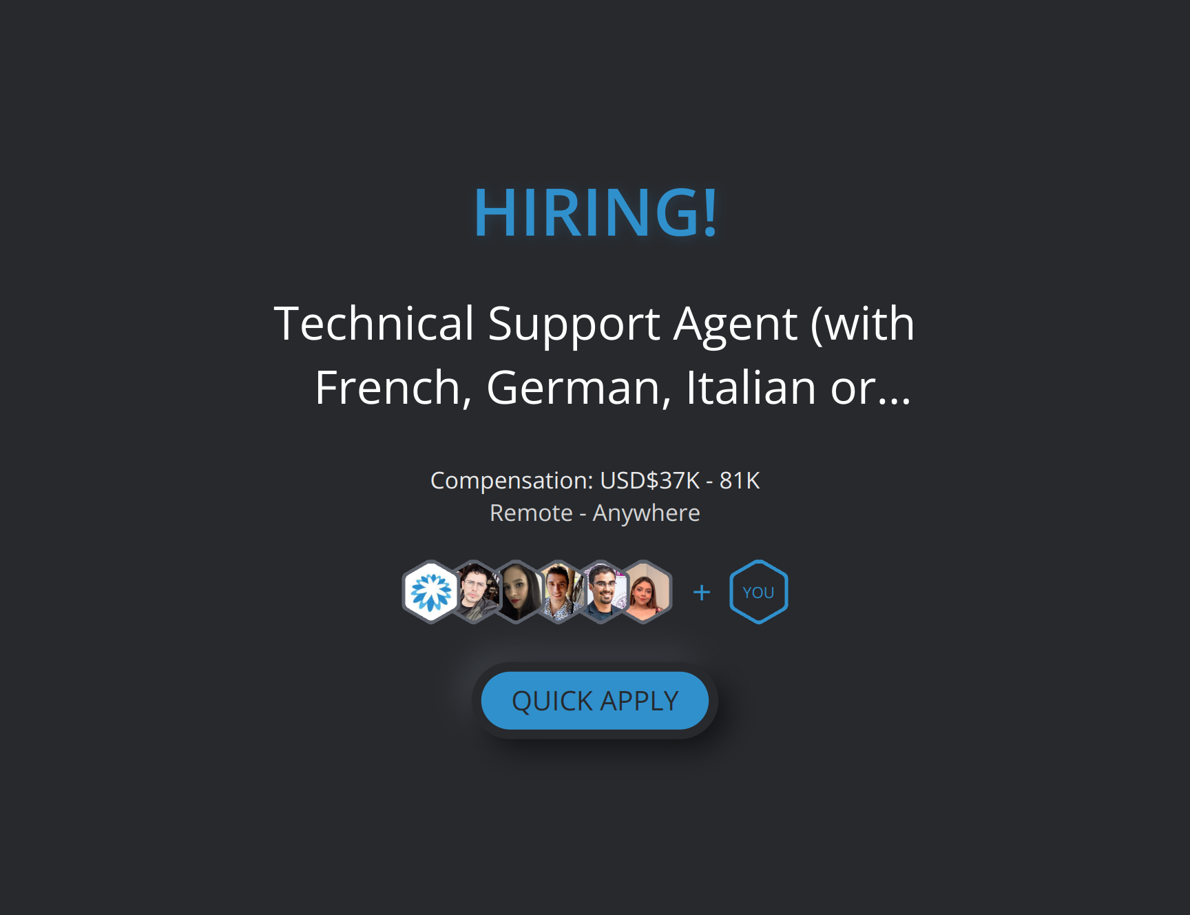 Technical Support Agent (with French, German, Italian or Spanish) at ...