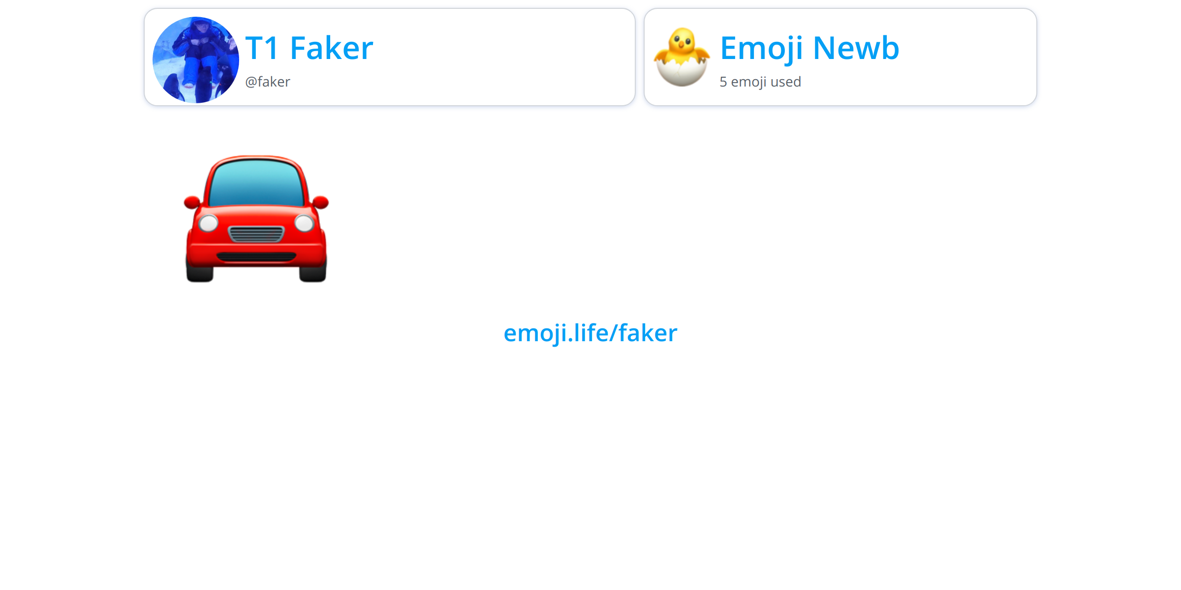 @faker - Emoji.Life