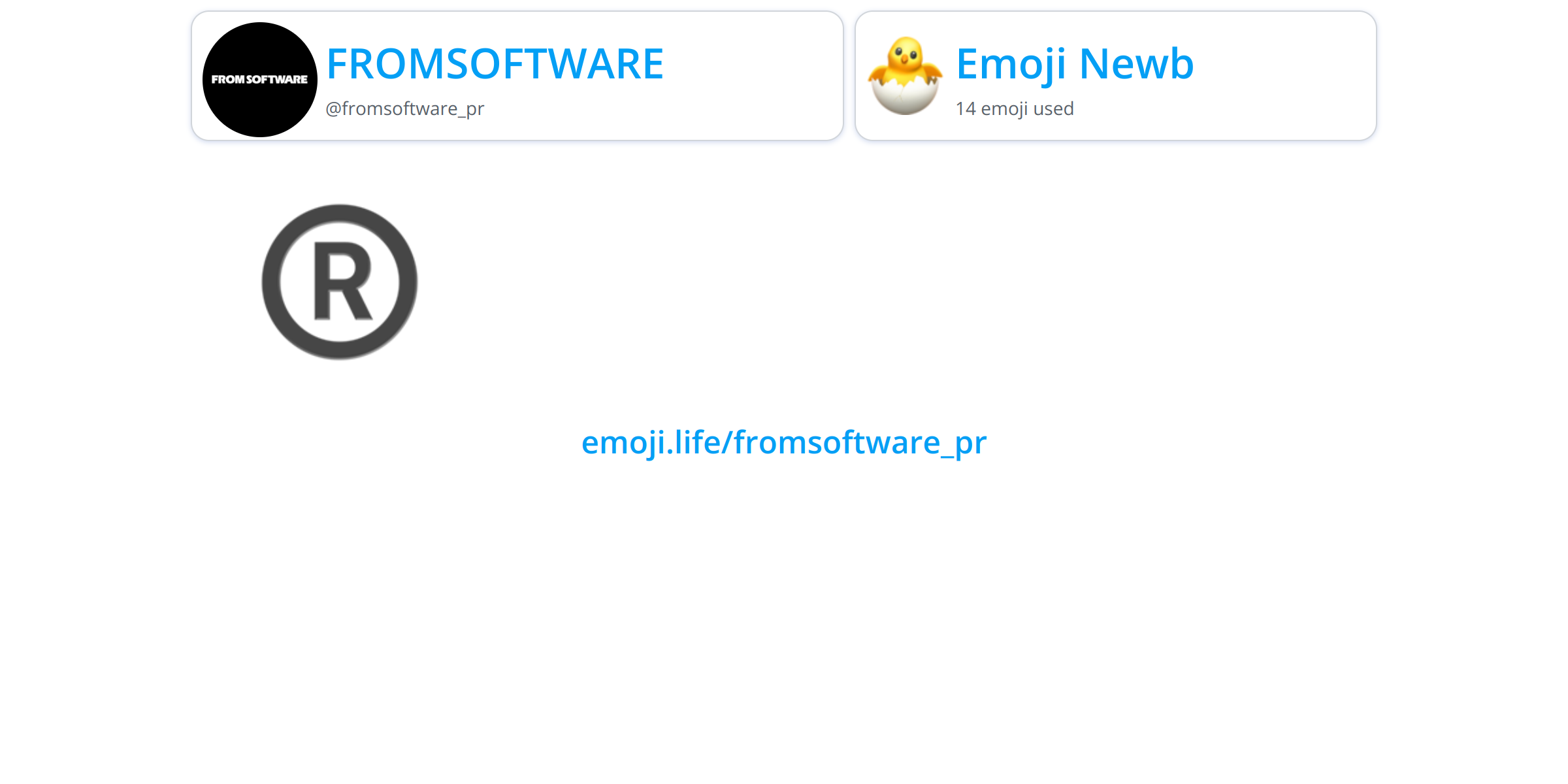 @fromsoftware_pr - Emoji.Life