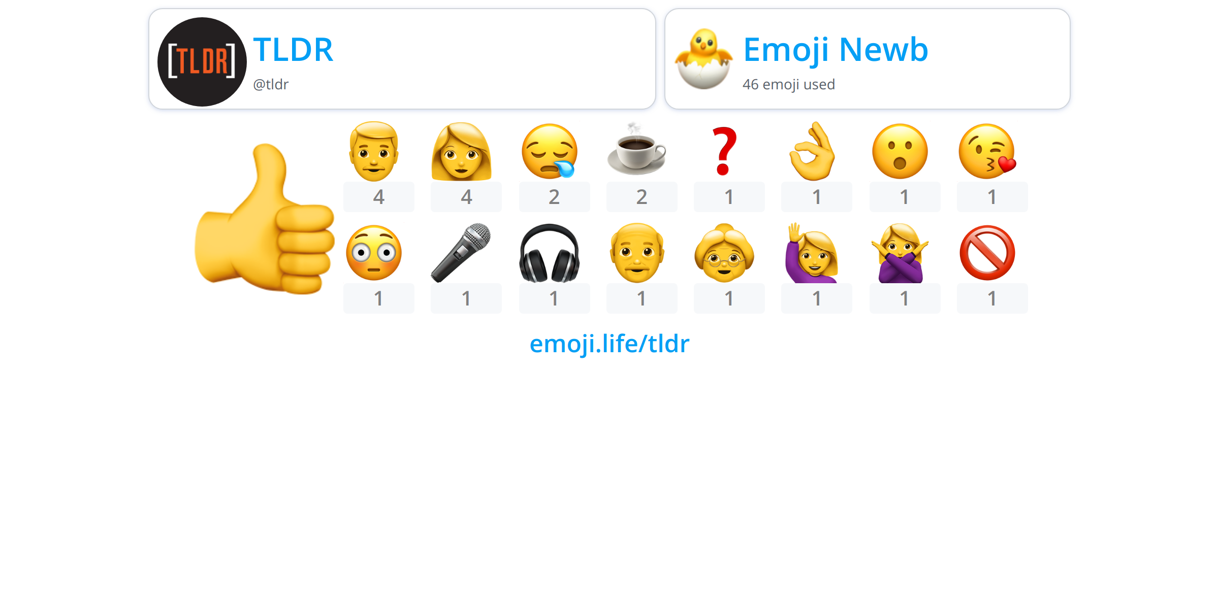@tldr - Emoji.Life