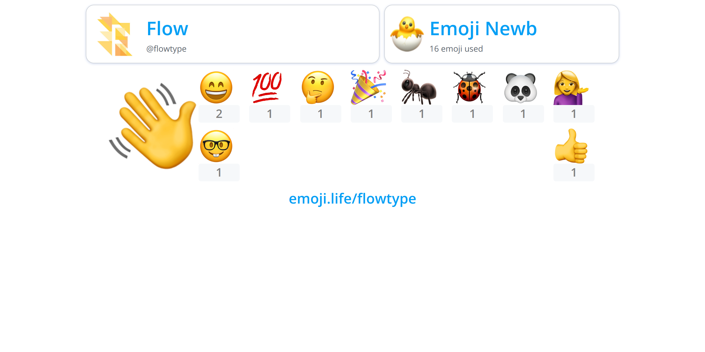 Flowtype Emojilife