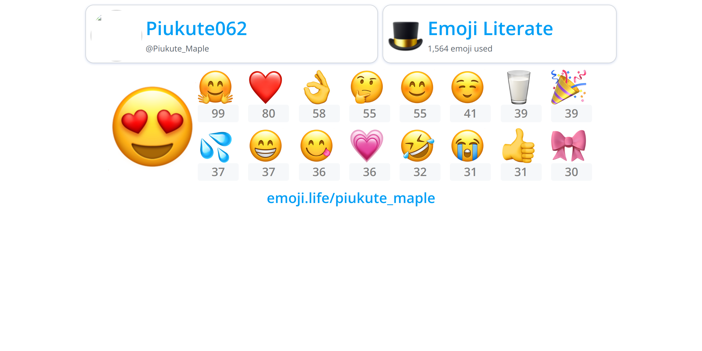  Piukute Maple Emoji Life