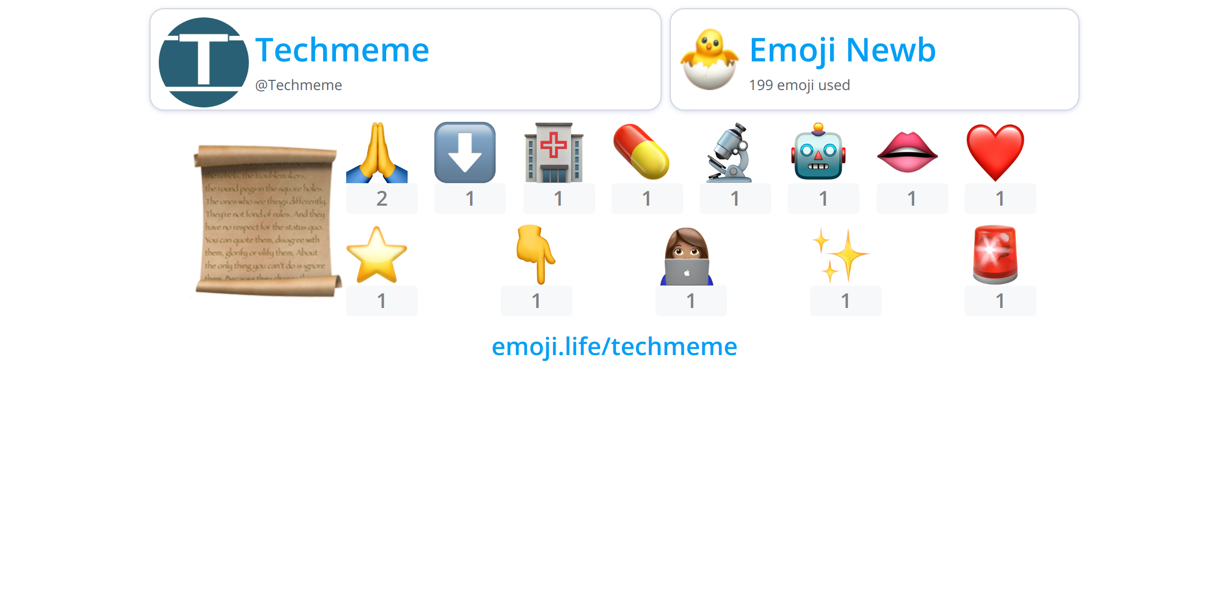 @Techmeme - Emoji.Life