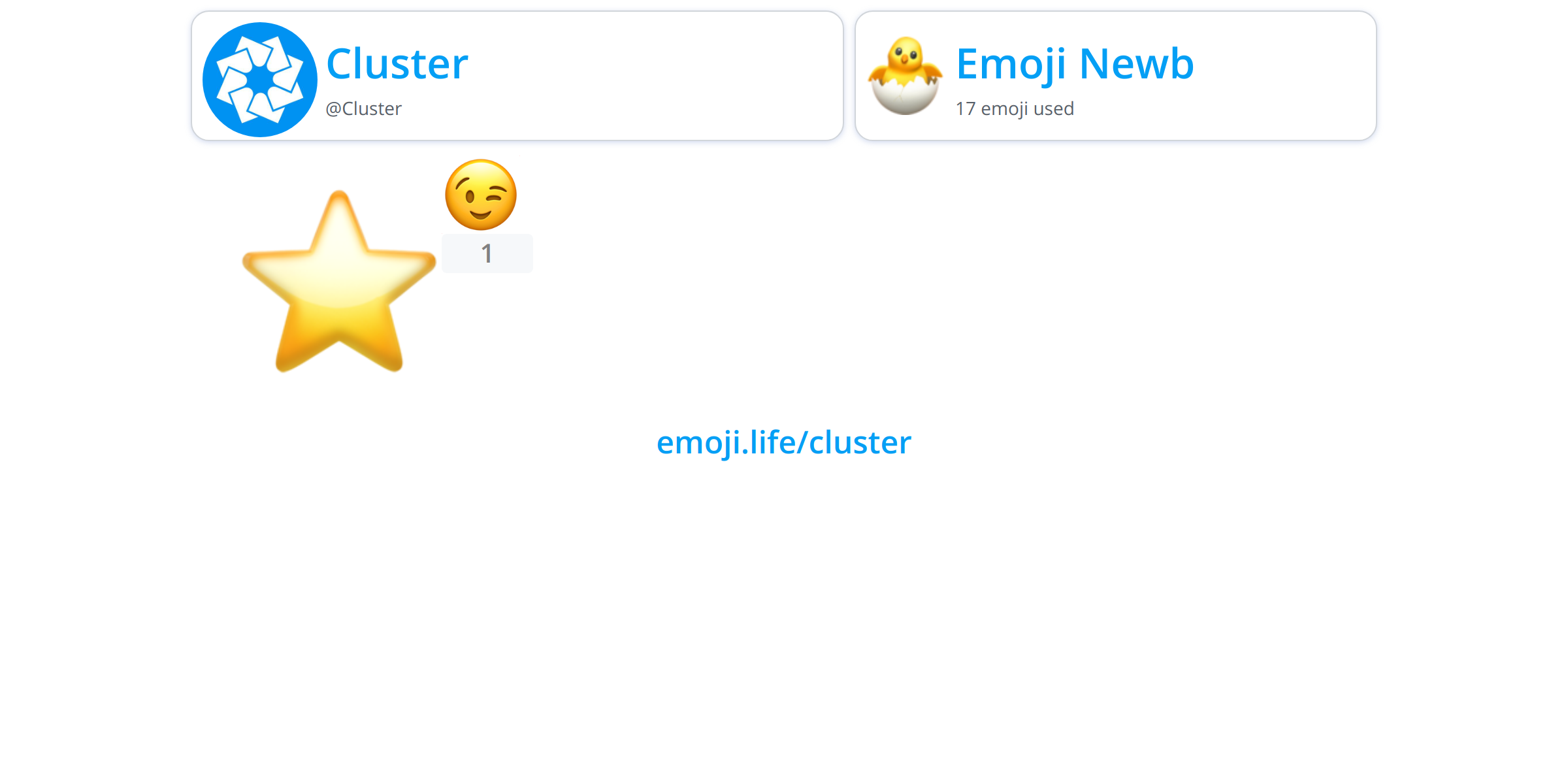 @Cluster - Emoji.Life