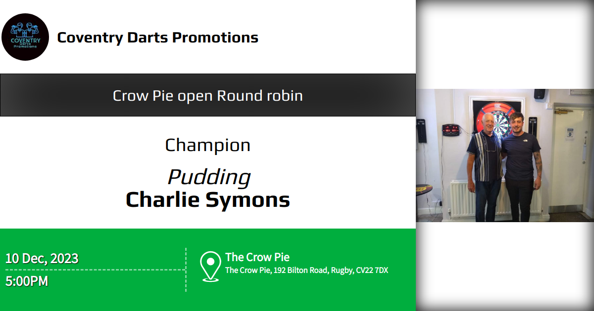 Crow Pie open Round robin