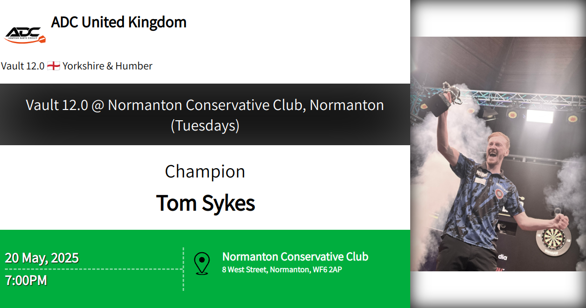 Vault 12.0 @ Normanton Conservative Club, Normanton (Tuesdays)