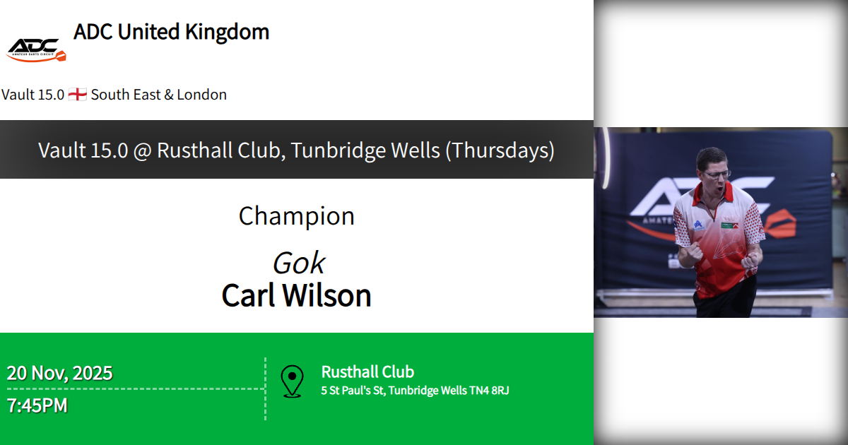 Vault 15.0 @ Rusthall Club, Tunbridge Wells (Thursdays)
